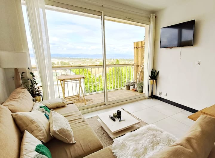 Logement Vue Mer, 3 Chambres, Parking Gratuit - Île de Porquerolles