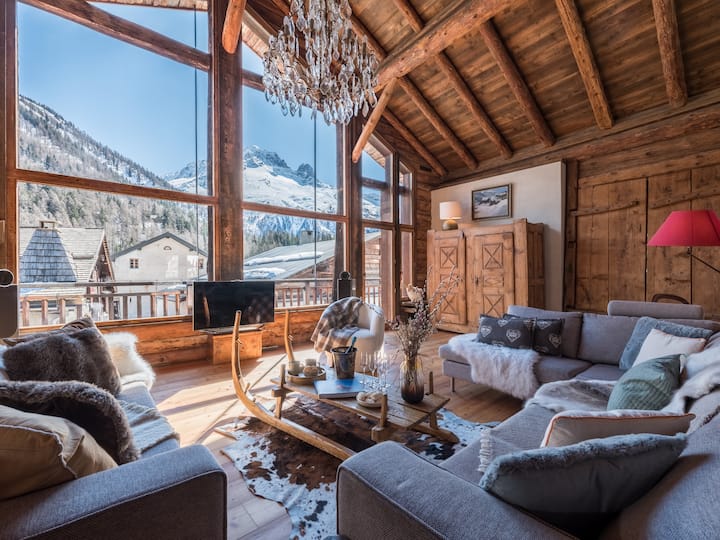 Chalet Des Frasserands 1764 Vue Mont-blanc & Sauna - Chamonix-Mont-Blanc