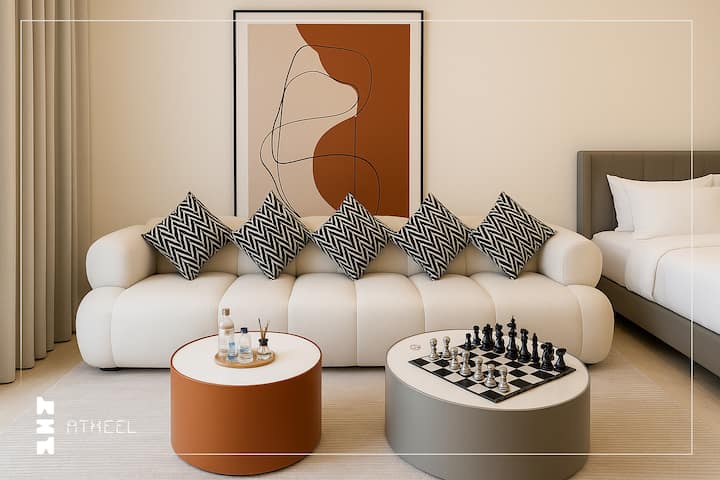 A2 -أستيديو كبير مودرن فاخر في منطقة التعاون - Riyadh