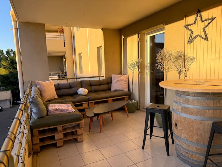 Cocon à Deux Pas Du Pont - Clim - Wifi - Parking - Avignon