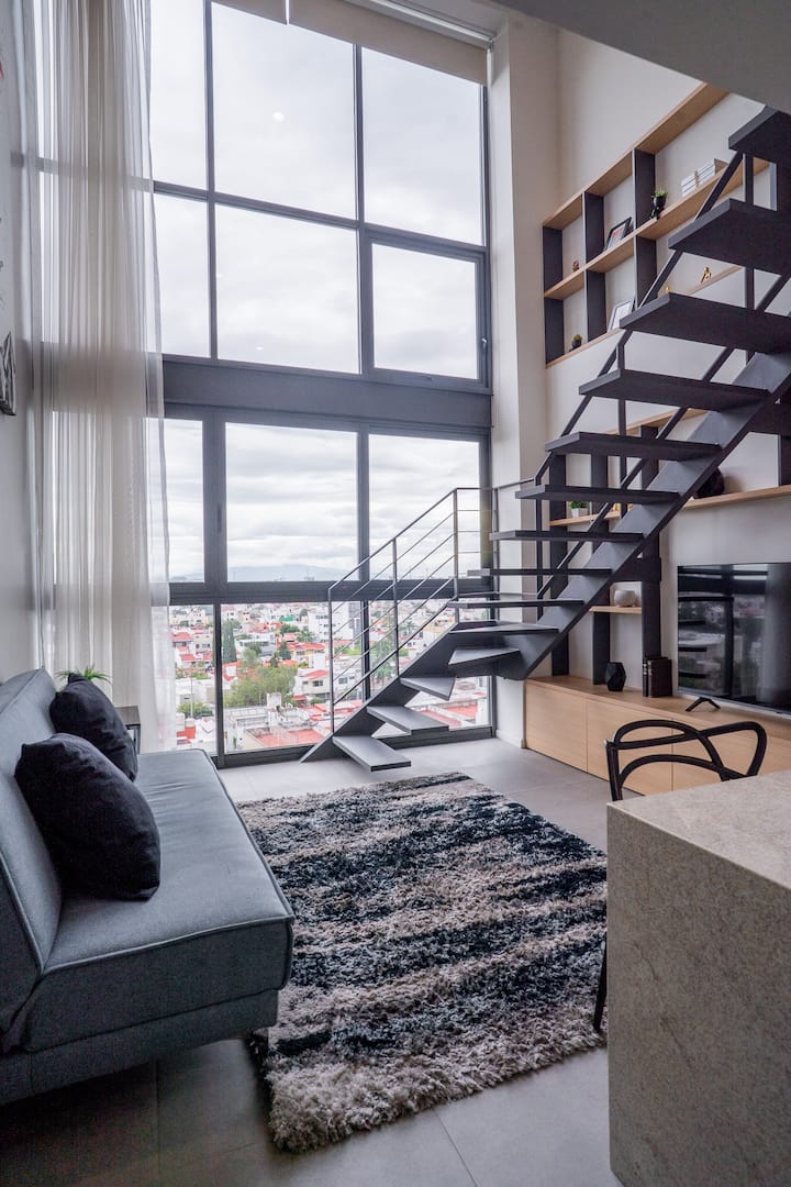 Double-height Loft | Gym And Pool Near Andares - Zapopan