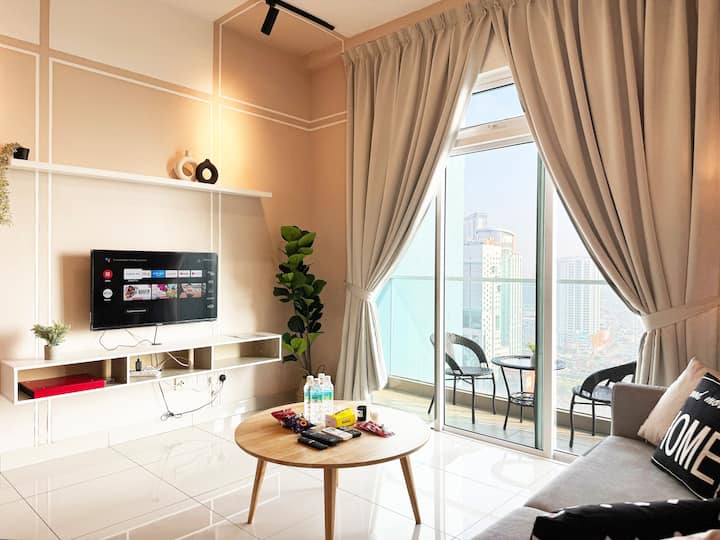 30th Floor City View 2br Twin Galaxy - Johor Bahru