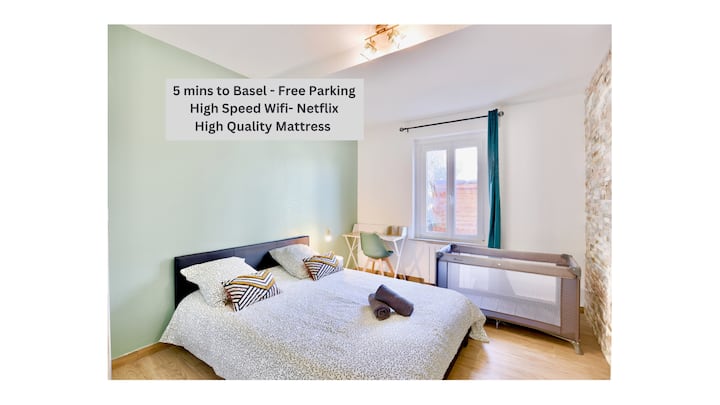 5 Mins To Basel - Free Parking - Netflix - Basel