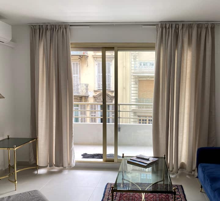 Appartement éLégant Avec Terrasse, Clim & Wifi - Nice