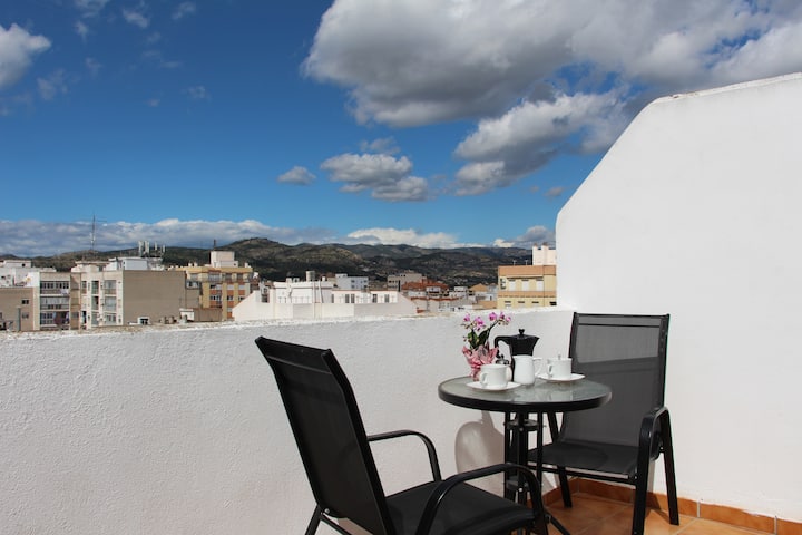 Singularstays ÁTico Dúplex Con Terraza - 卡斯特利翁-德拉普拉納