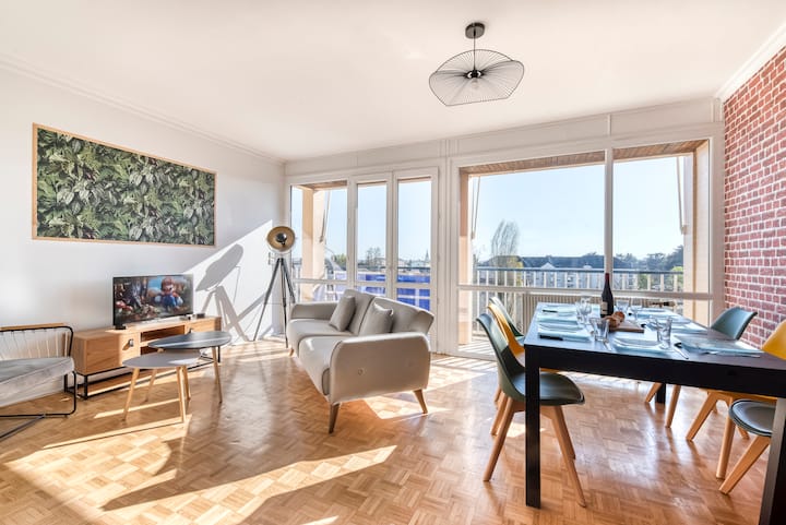 Le Super 8  – Parking Gratuit, Balcon, 100m²,wi-fi - Angers