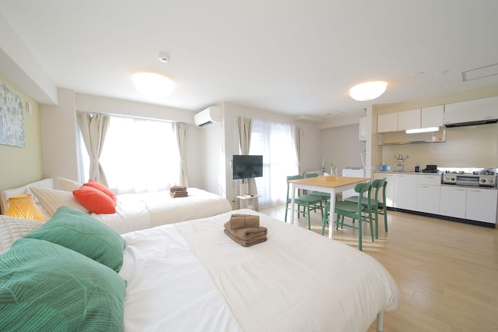 大通駅まで2駅|すすきの駅まで約10分札幌駅まで約20分|最寄駅から徒歩4分|wi-fi完備|503 - Sapporo