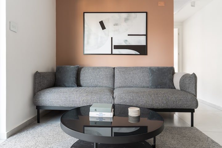 Blueground | Noga, High End, Balcony - テルアビブ