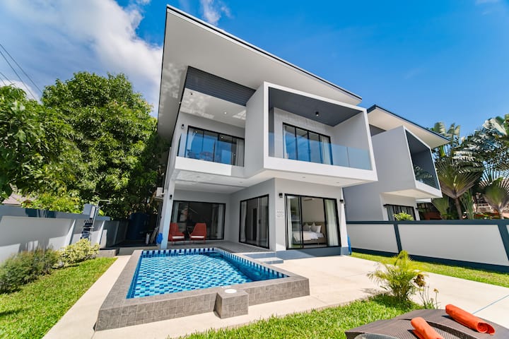 Villa Perla Del Mar 3br, Walking Distance To Beach - Ko Pha Ngan