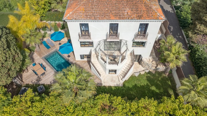 Villa Deva - 5 Chambres - Piscine Chauffée - Cannes