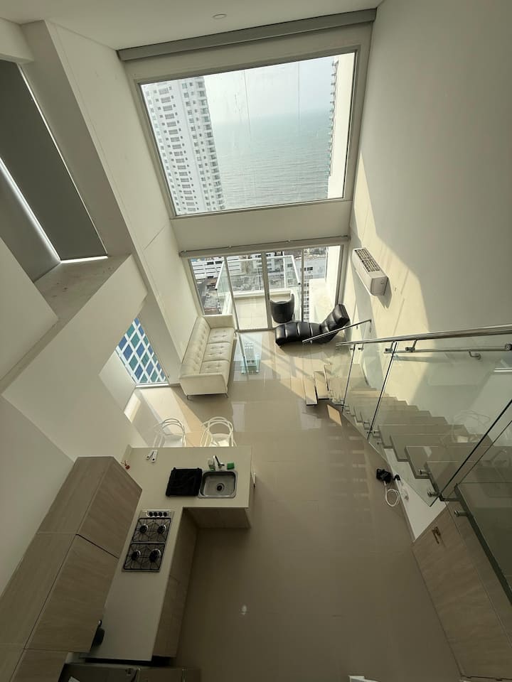 Two-bedroom Apartment With Views Of The Bay And The Sea In Bocagrande - Cartagena de Indias