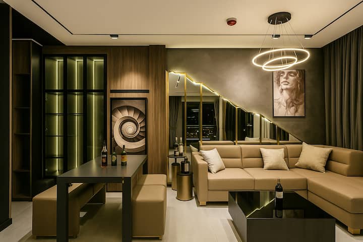 Newly 2br, Elite Stay, 5 Min To D1, Artistic Vibes - 베트남