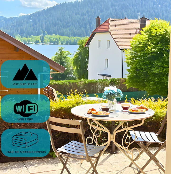 Le Cocon Du Lac, Terrasse,  Vue Lac - Gérardmer