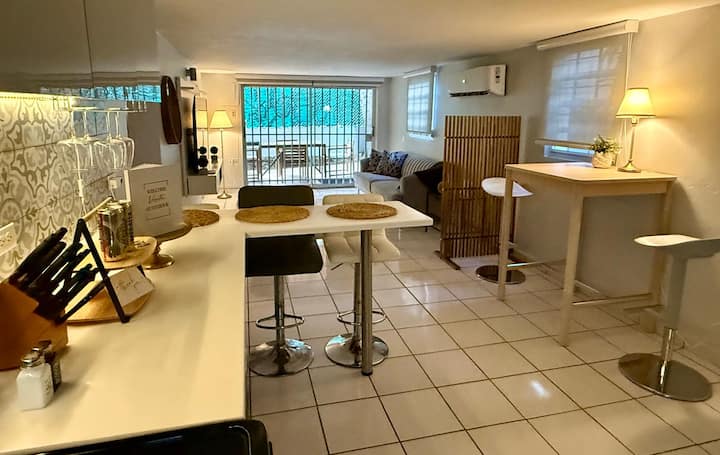 Cozy 2bdr Apt In Condado Sj Patio & Walk To Beach! - San Juan