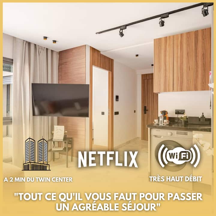 Cosy Maarif Twin Center- ÉLégance En Plein Centre - Casablanca