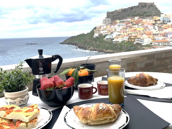 Seaside Dream Panorama Apartment 2bdr + Ac - Castelsardo