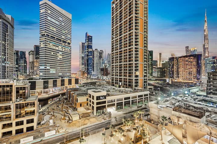 Stylish 1br In Business Bay W/ Burj Khalifa Views - Dubai