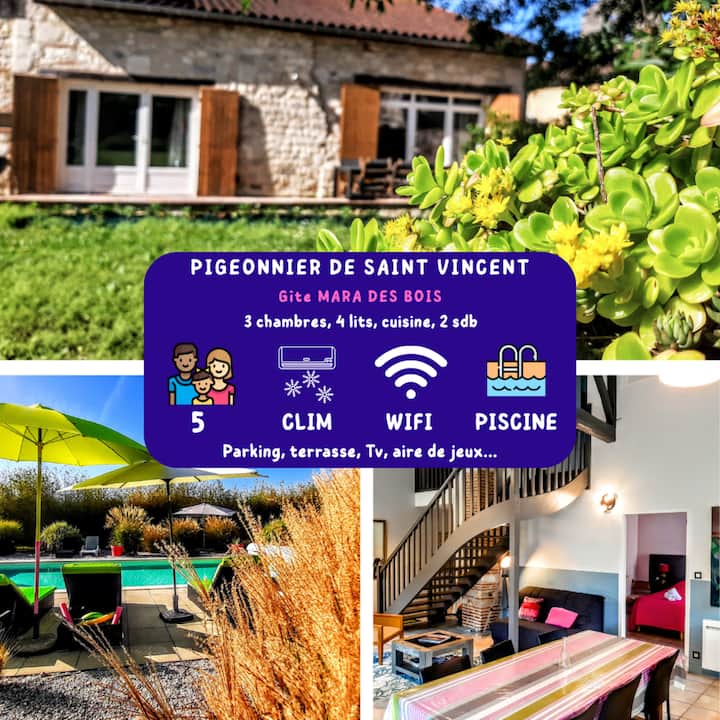 Mara Des Bois ·  Clim · Piscine · Jardin Clos - Lot-et-Garonne