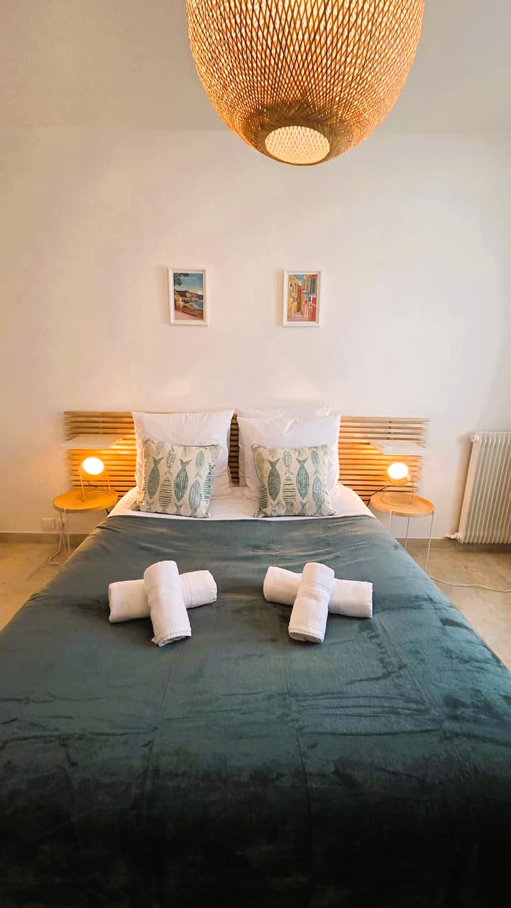 T2 Spacieux - Terrasse - A/c - Parking - Ascenseur - 尼斯