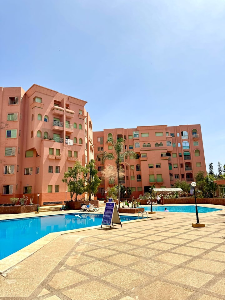 Apartment Oasis With Pool - Marrakech