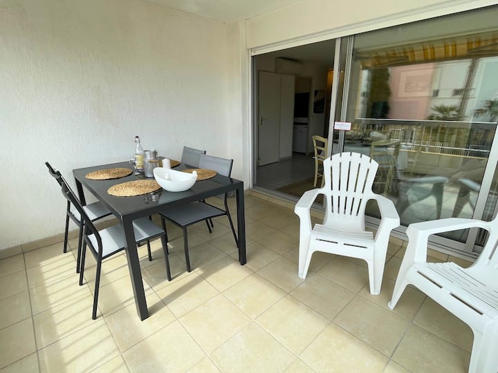 Echappée Marine - T3 Climatisé, Grande Terrasse - Le Grau-du-Roi
