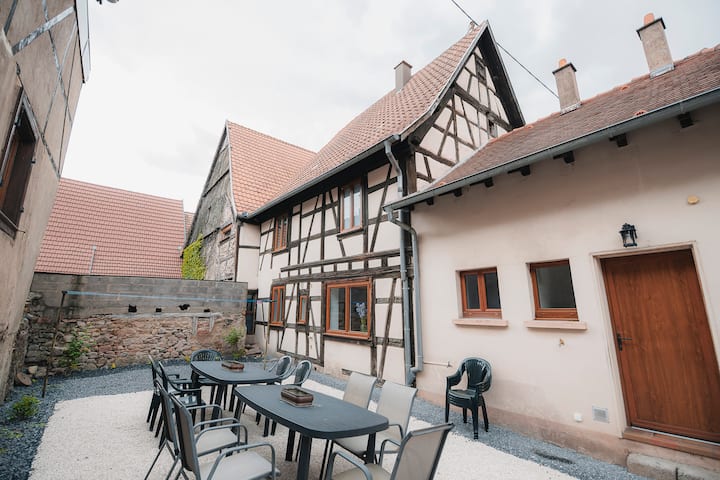 Maison Alsacienne • Cour Privée • Parking - Dambach-la-ville