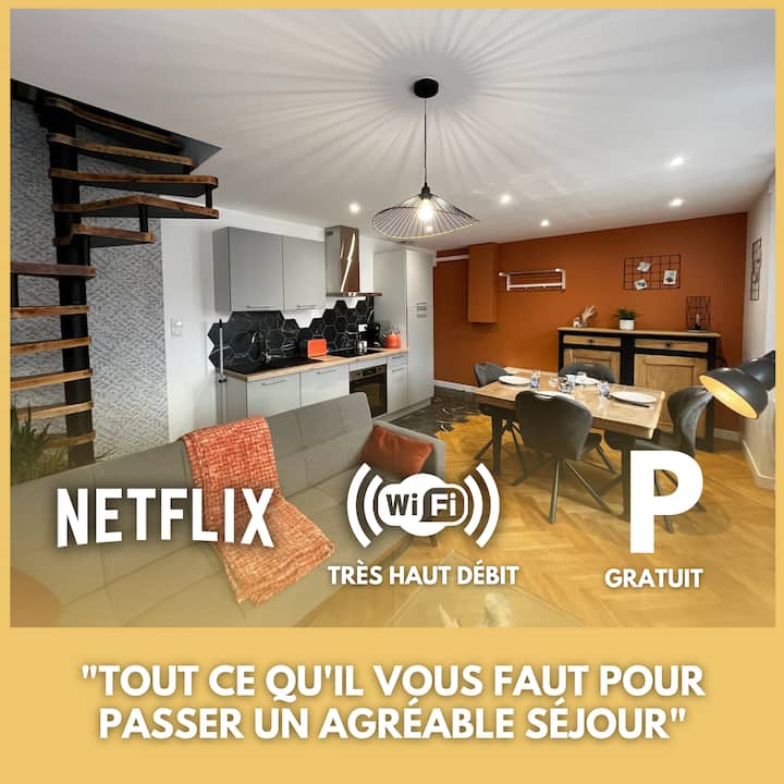Elégant Duplex Rénové - Viriat