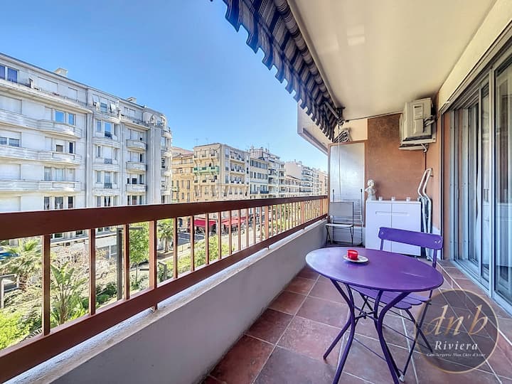 *New* Grand 2 Pièces Avec Terrasse Proche Mer - Nizza