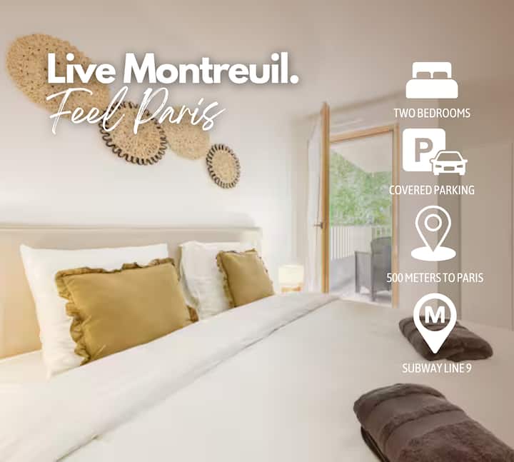 Vivez Montreuil, Touchez Paris–t3/parking/métro 9 - Montreuil