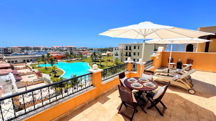 Private Rooftop Penthouse Marina Resort Hot Tub - Punta Cana