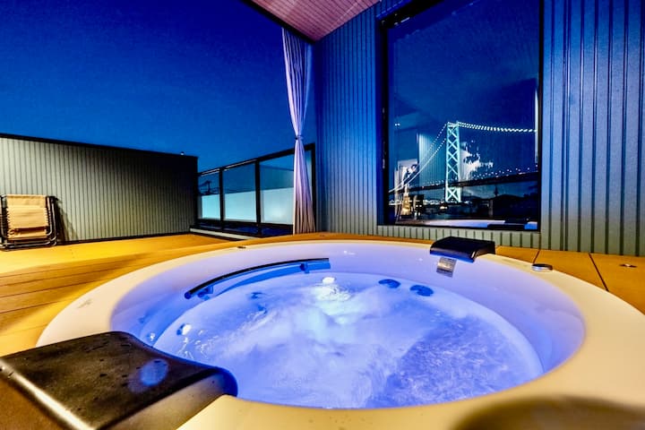 Akashi Bridge View Villa With Jacuzzi Terrace - Akashi