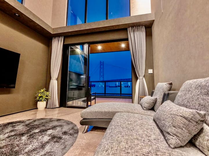 Akashi Bridge View Villa With Jacuzzi Terrace - Akashi