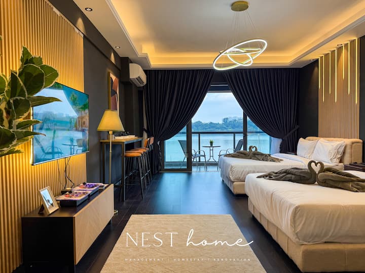 【180' Seaview】r&f Executive Suite | Arcade Game 02 - Johor Bahru