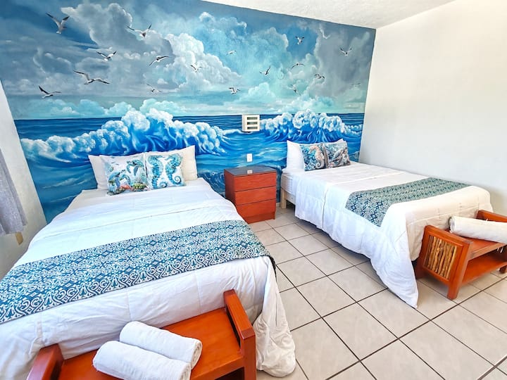 Apartment "Sea" At Fragata Apartments. - Puerto Morelos