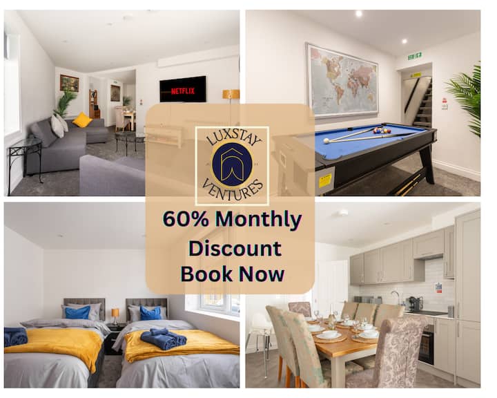 60% Off Long Stays | Game Room | Free Parking! - Brighton