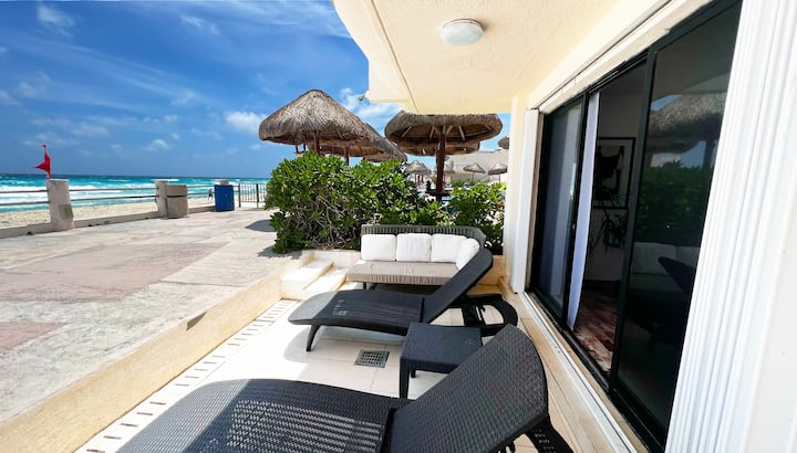 Top/villa En Primera Línea Frente Al Mar/3br/zh - 칸쿤