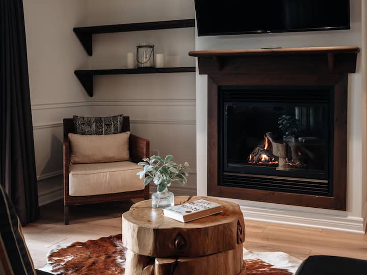 Suite Luxueuse 2 Chambres, Cuisine, Ski In Ski Out - Saint-Sauveur