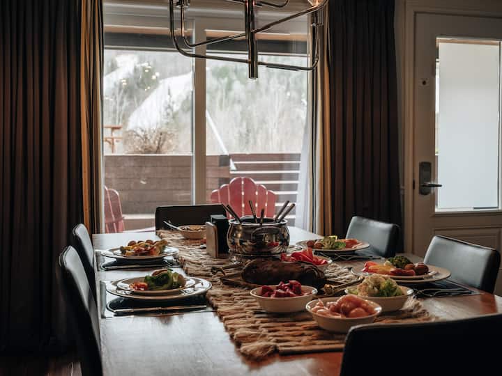 Condo De Luxe Au Pied De Ski St-sauveur In Et Out - 