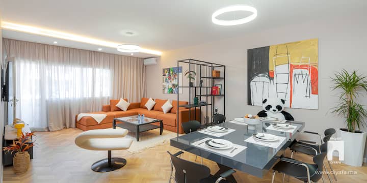 Bright & Modern 3br In The Heart Of Agdal - Rabat