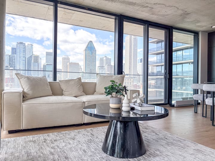 Sophisticated 3br - City View Downtown Montreal - Montreal