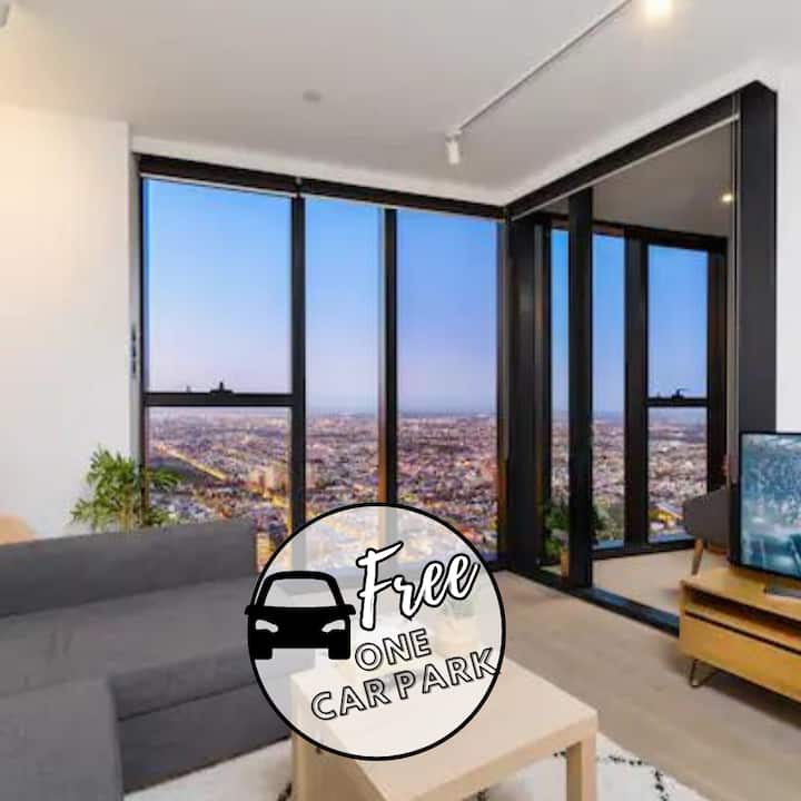 Sunrise View. 58f Melb Cbd. 2br. 6 Pax. Free Park - Richmond