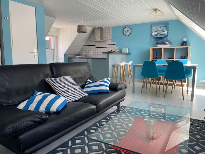 Le Bleu, T2 Proche Plage - Crozon