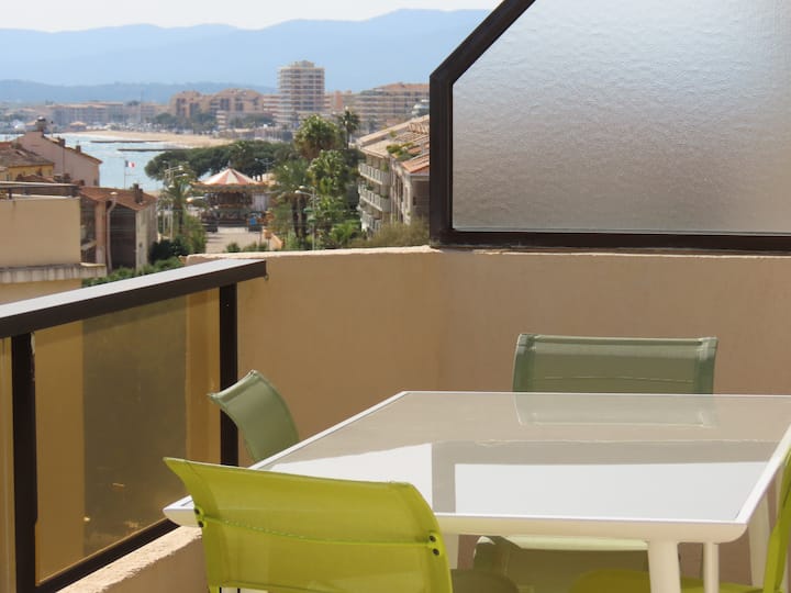 T2 53m² Calm Clim Gar Vue Mer Prox Com 2 Lits160 - Saint-Raphaël