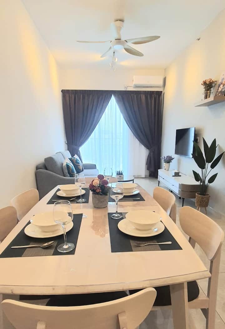 Icc 12b, Ipoh Town Center, New & Cozy 6 Pax - Ipoh