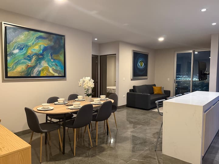 ¡Luxury In Fundidora! 9 Guests + Wifi 3br|2br - Monterrey