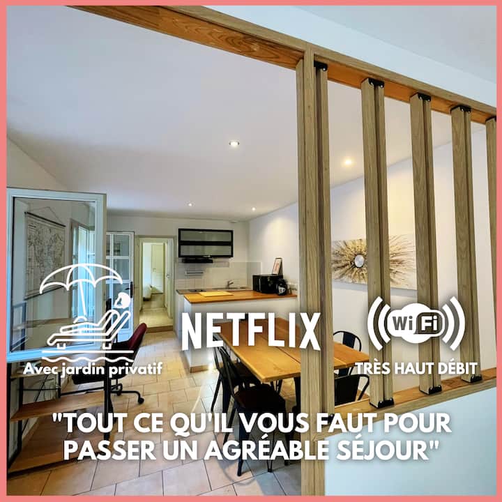 Chaleureux Appart' Rdc + Jardin - Aix-en-Provence