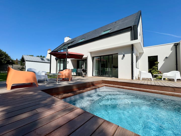 Superbe Villa Contemporaine Avec Piscine - Bénodet