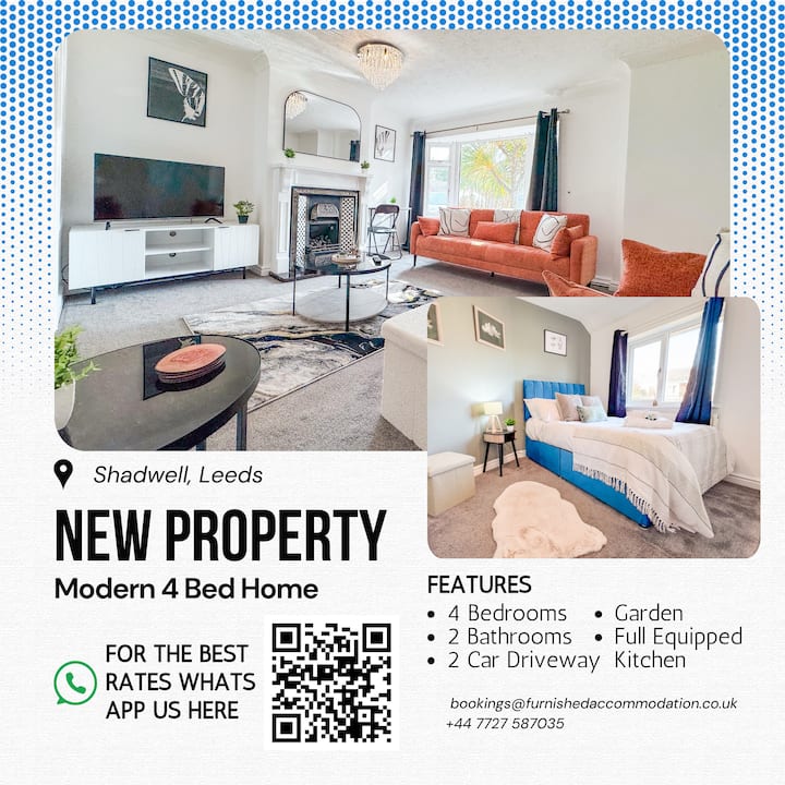 Perfect House For Golf Trip, Walks & Family Stays - Leeds