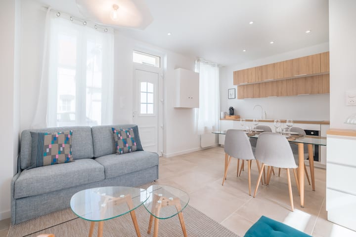 Maison Lumineuse, Centre ÉTaples, 4-6 Pers. - Camiers