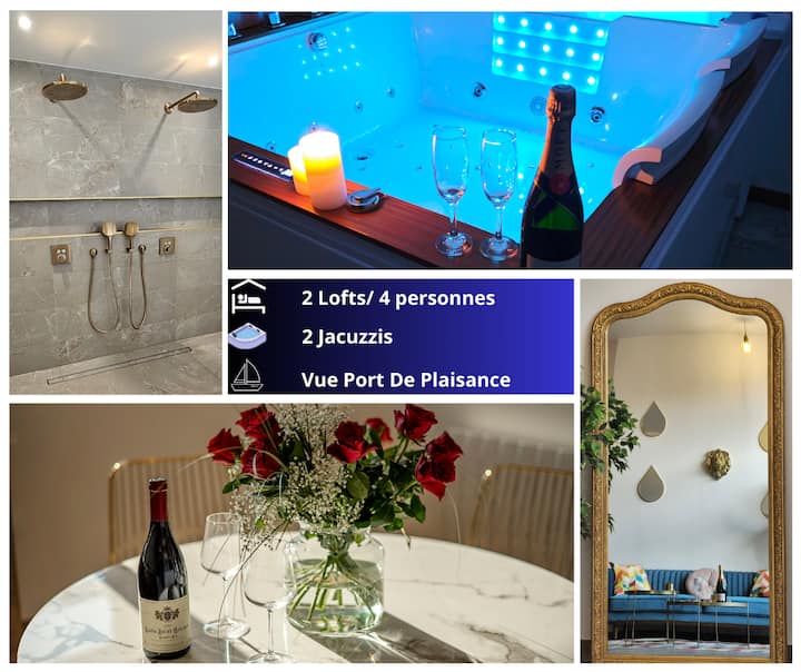 2 Lofts Luxe-jacuzzi-face Marina - Saint-Valery-en-Caux